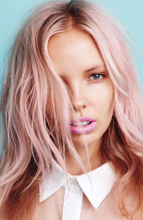 38 magníficas ideas de color de pelo rosa dorado para el 2020 | Estarguapas
