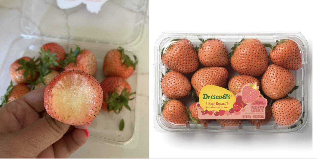 He probado las fresas rosadas y puedo confirmar que merecen la pena ...